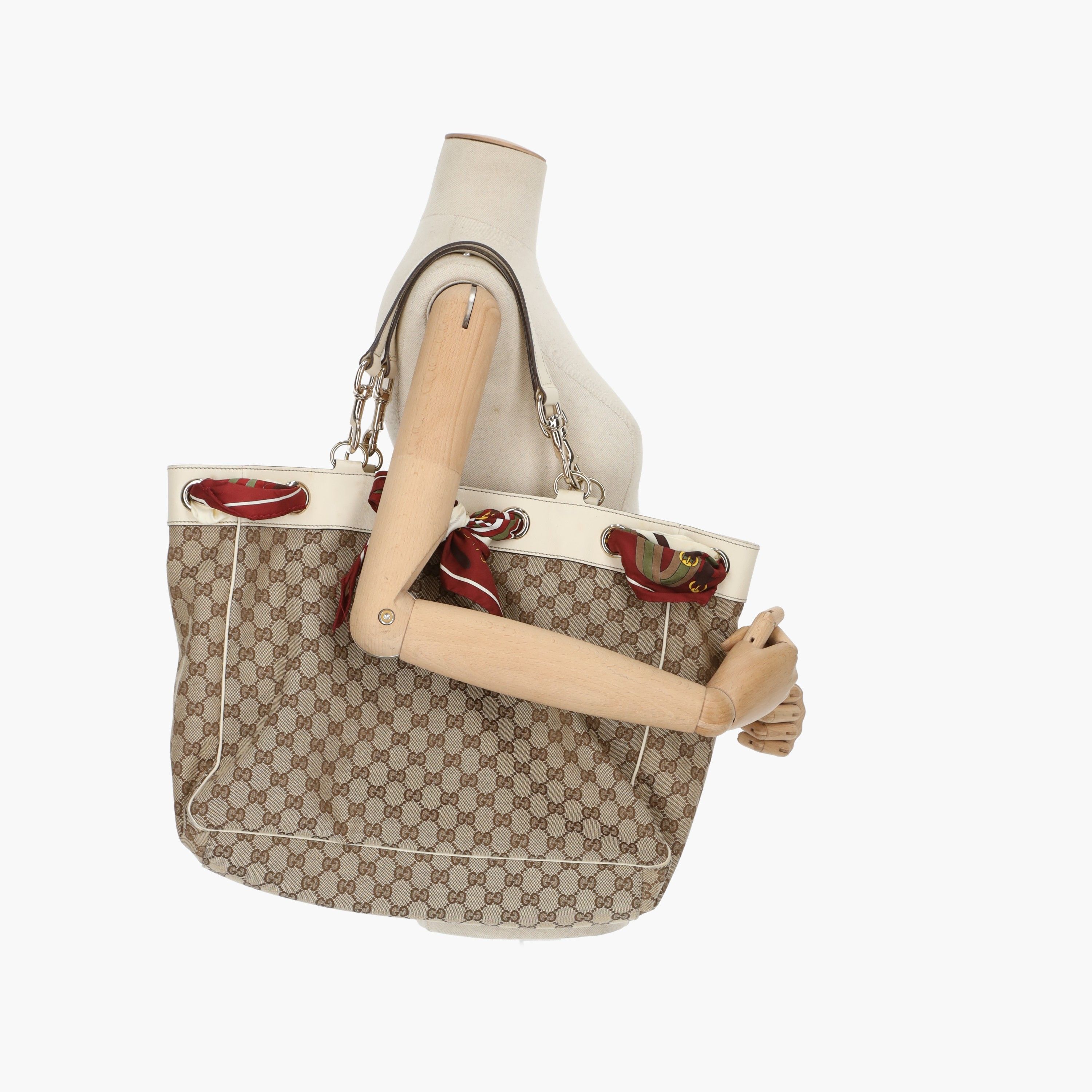 GUCCI Vintage Large Positano Tote Bag - A Retro Tale