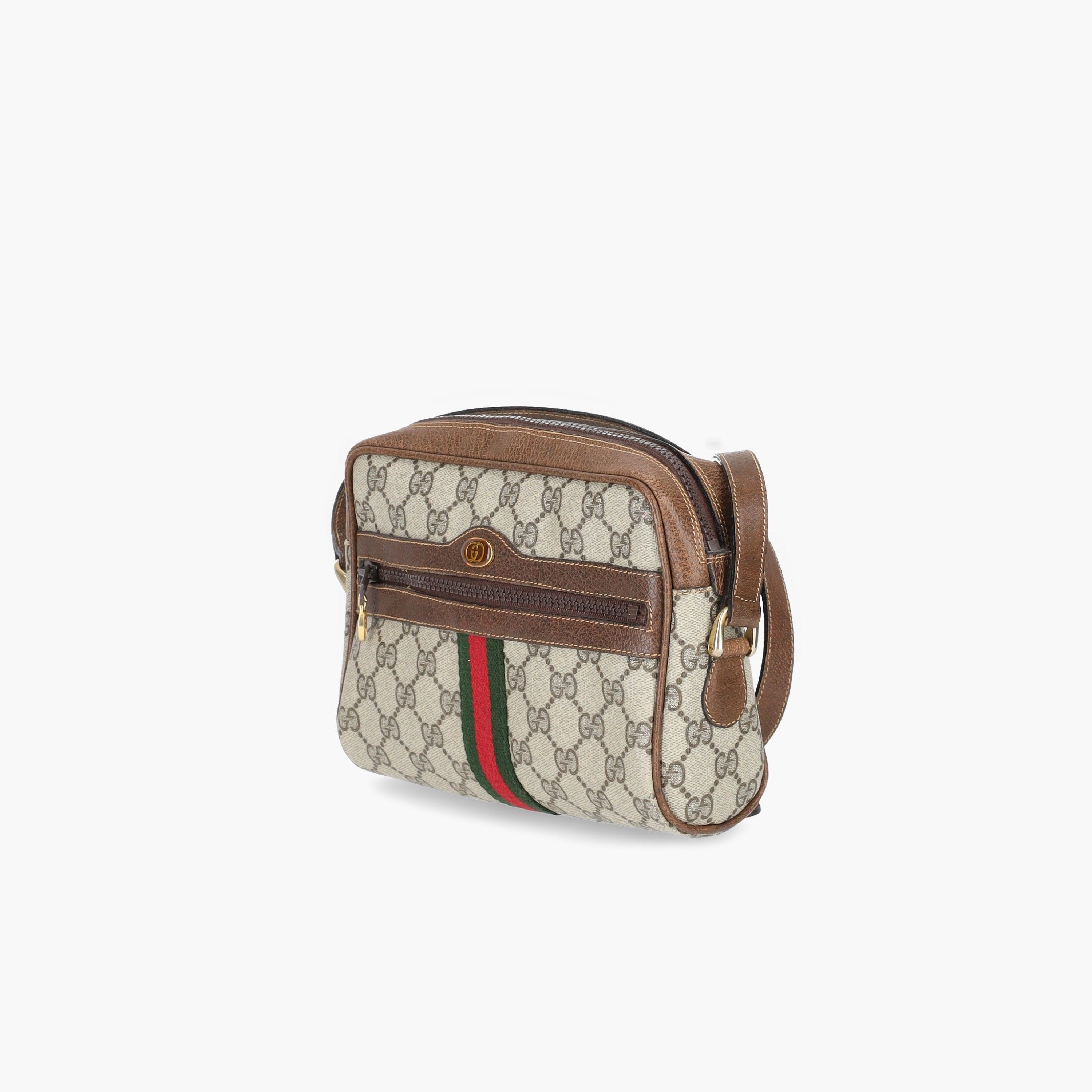 GUCCI Vintage GG Supreme Camera Bag - A Retro Tale
