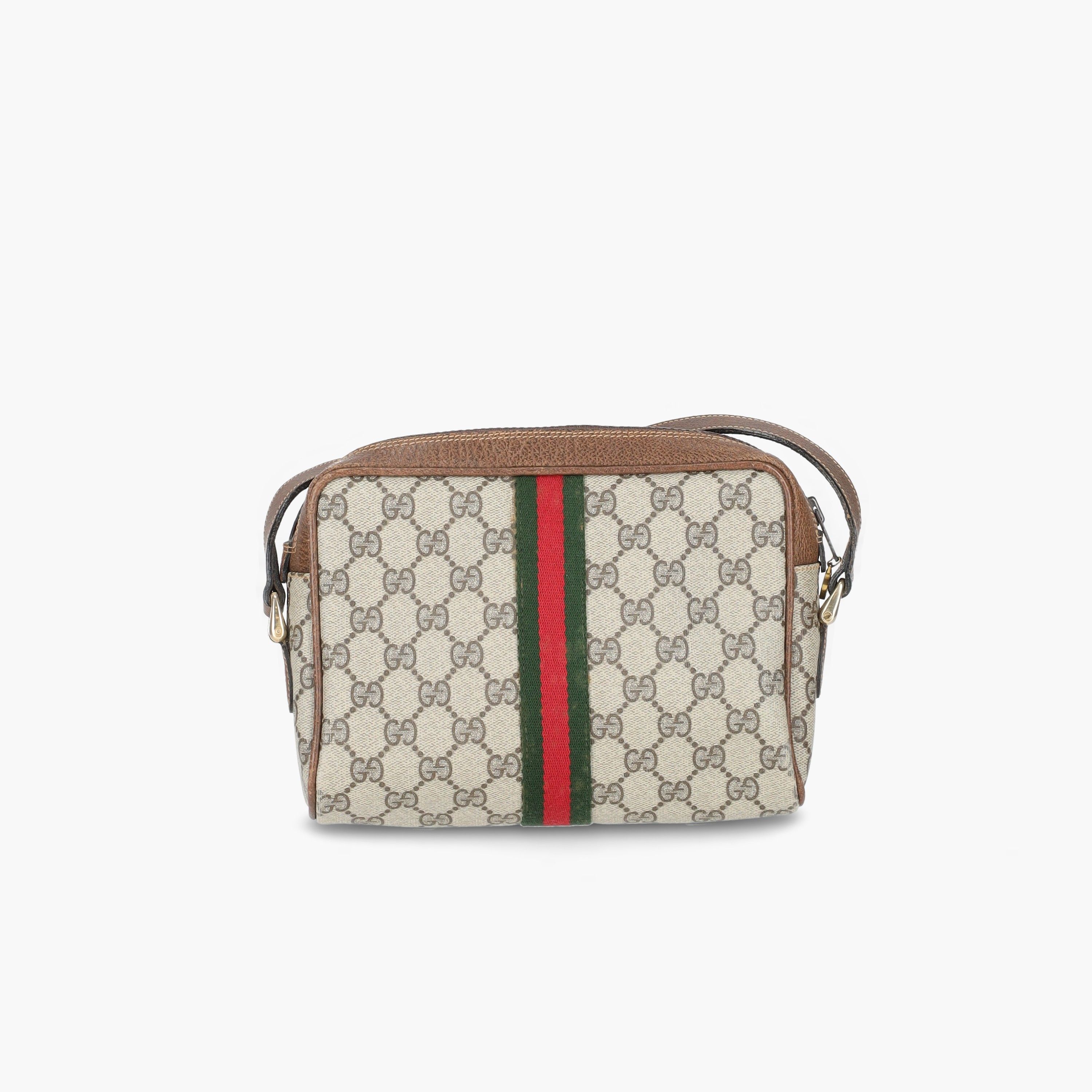 GUCCI Vintage GG Supreme Camera Bag - A Retro Tale