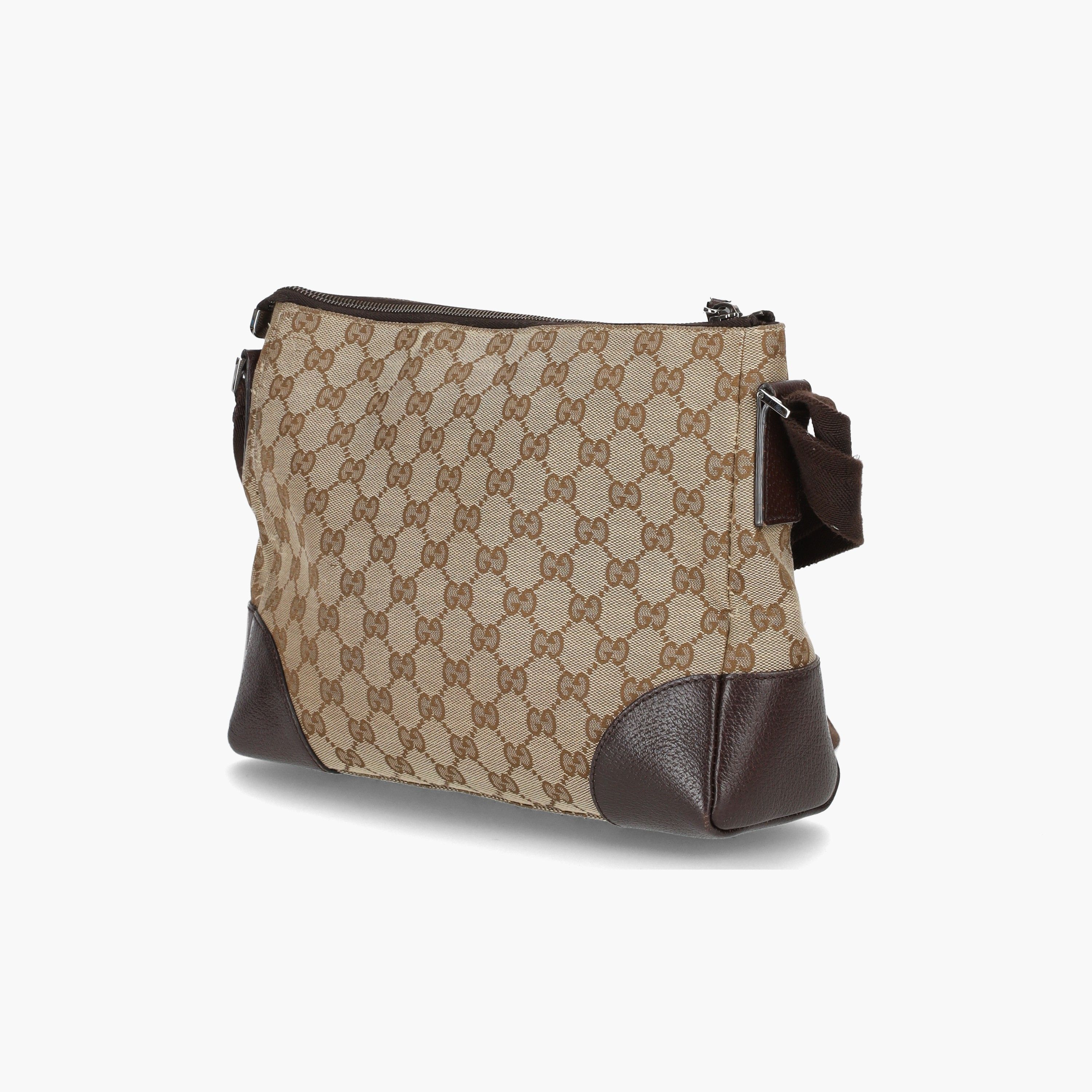 GUCCI Vintage GG Canvas Shoulder Bag - A Retro Tale
