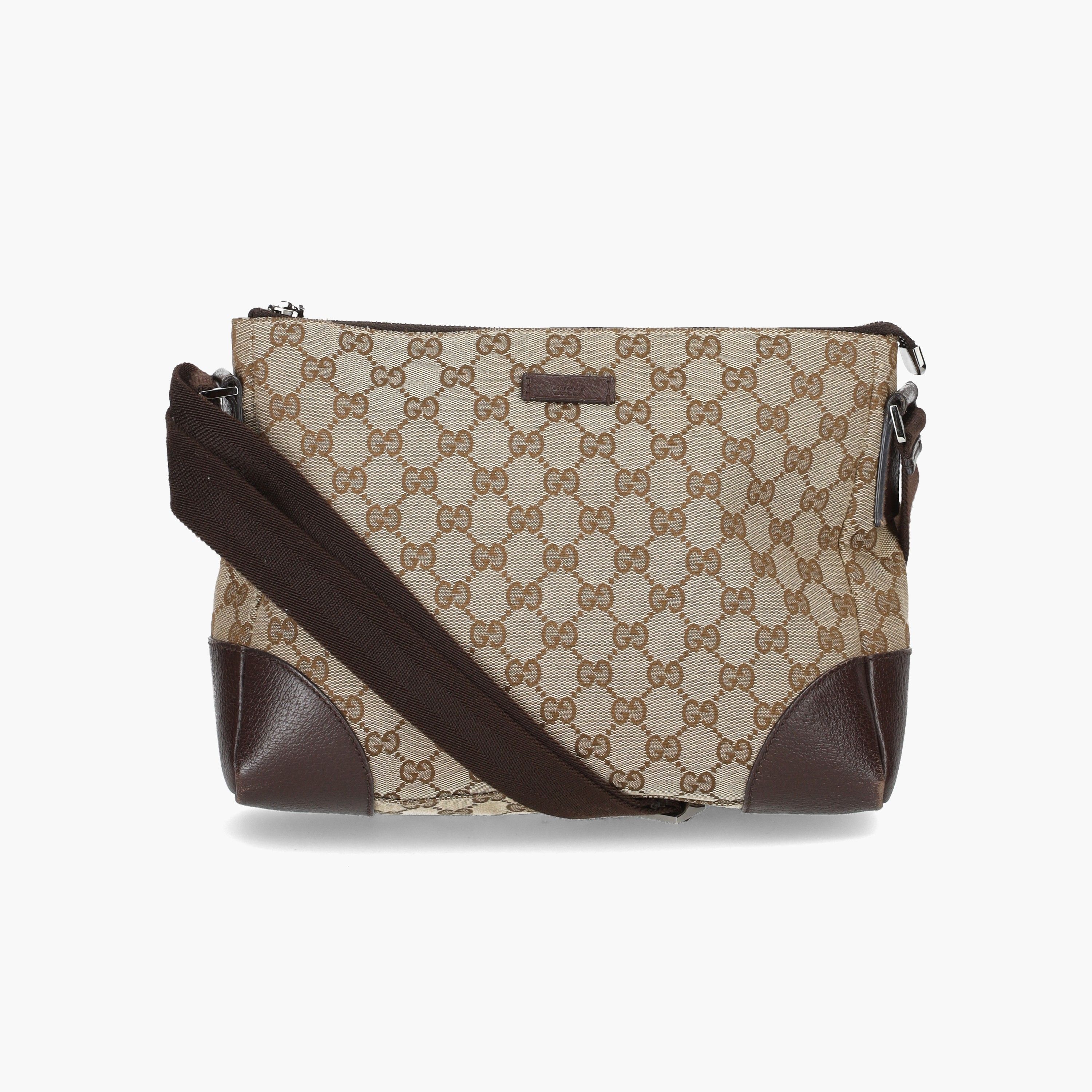 GUCCI Vintage GG Canvas Shoulder Bag - A Retro Tale