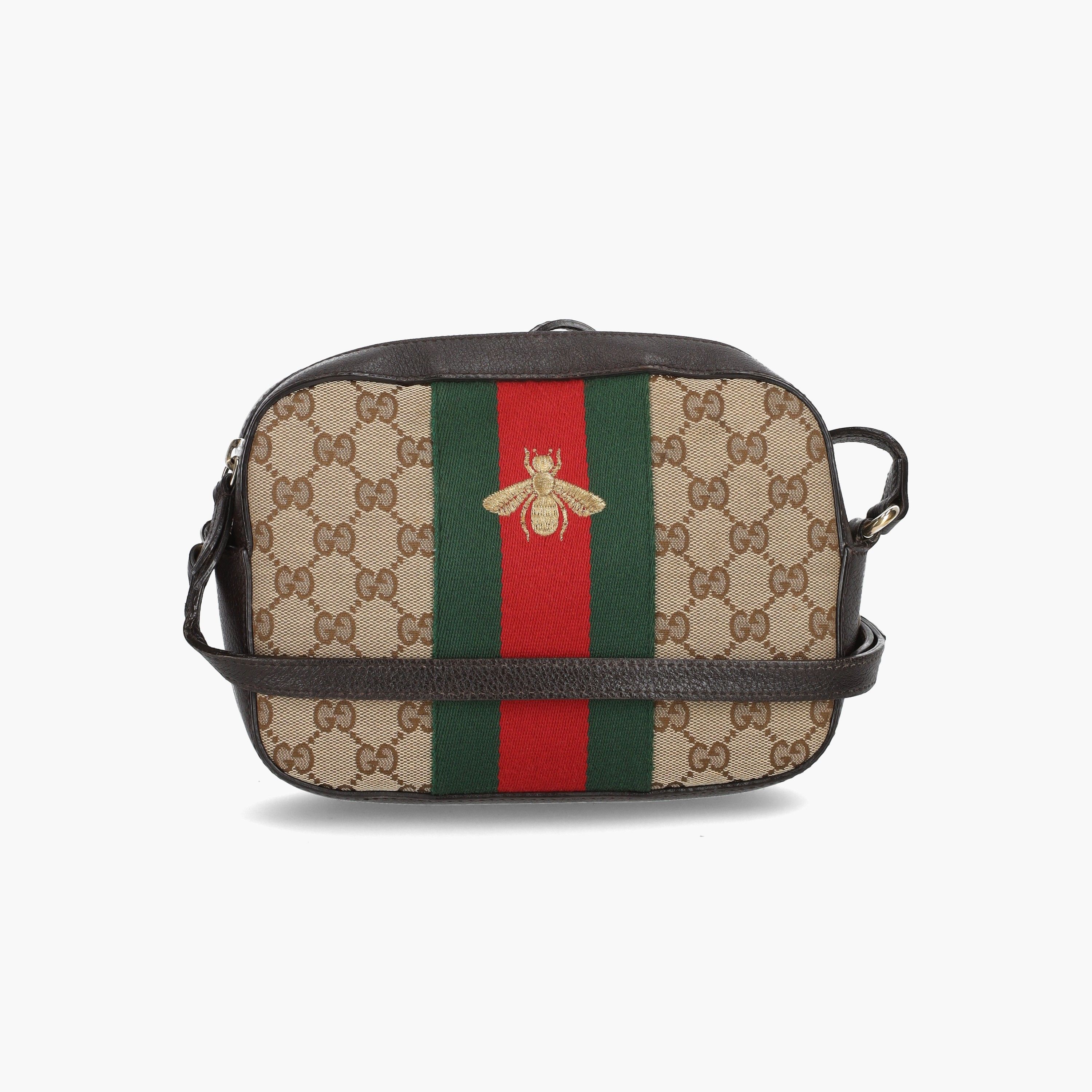 GUCCI Vintage GG Bees Cross Bag - A Retro Tale