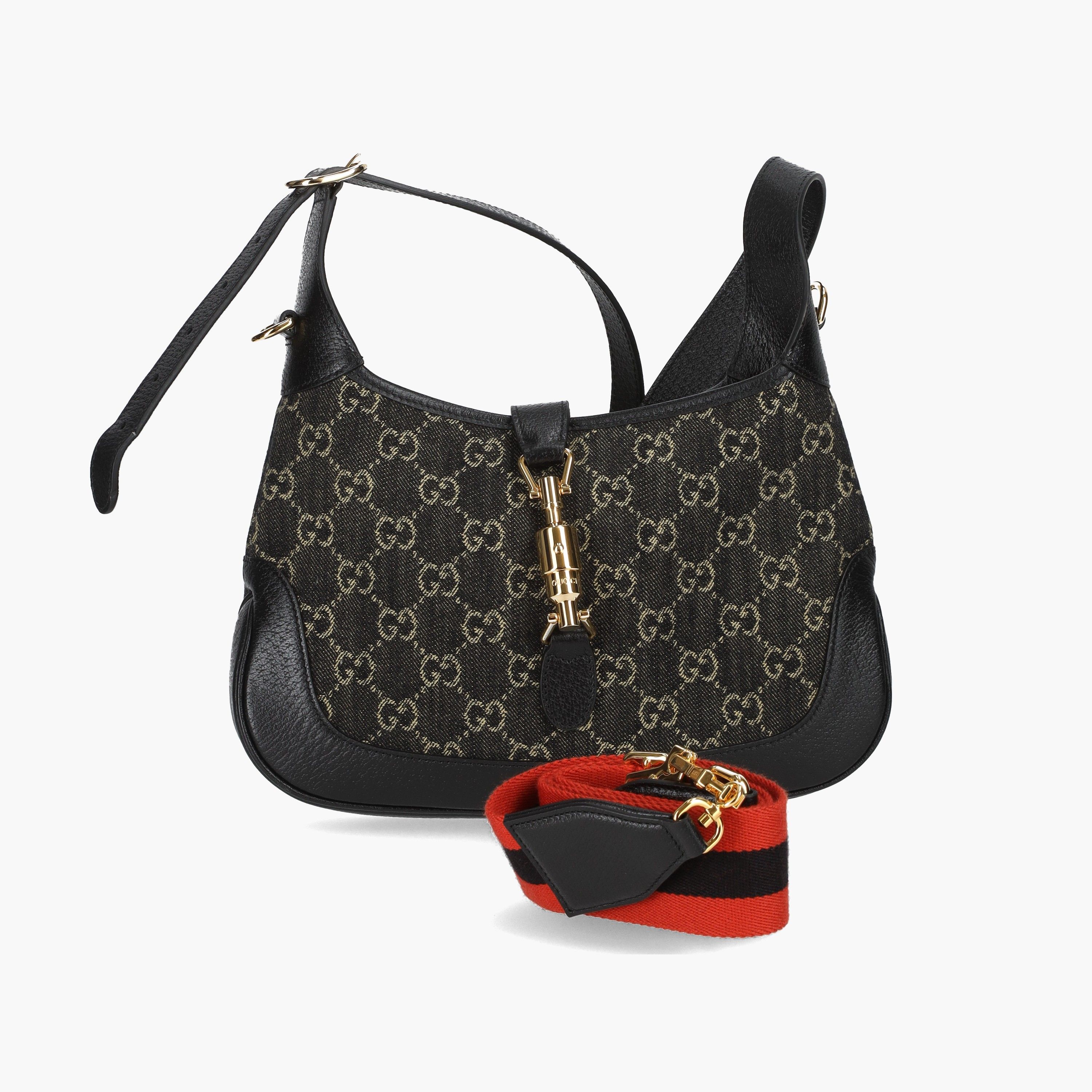 GUCCI Vintage Denim Jackie 1961 Bag - A Retro Tale