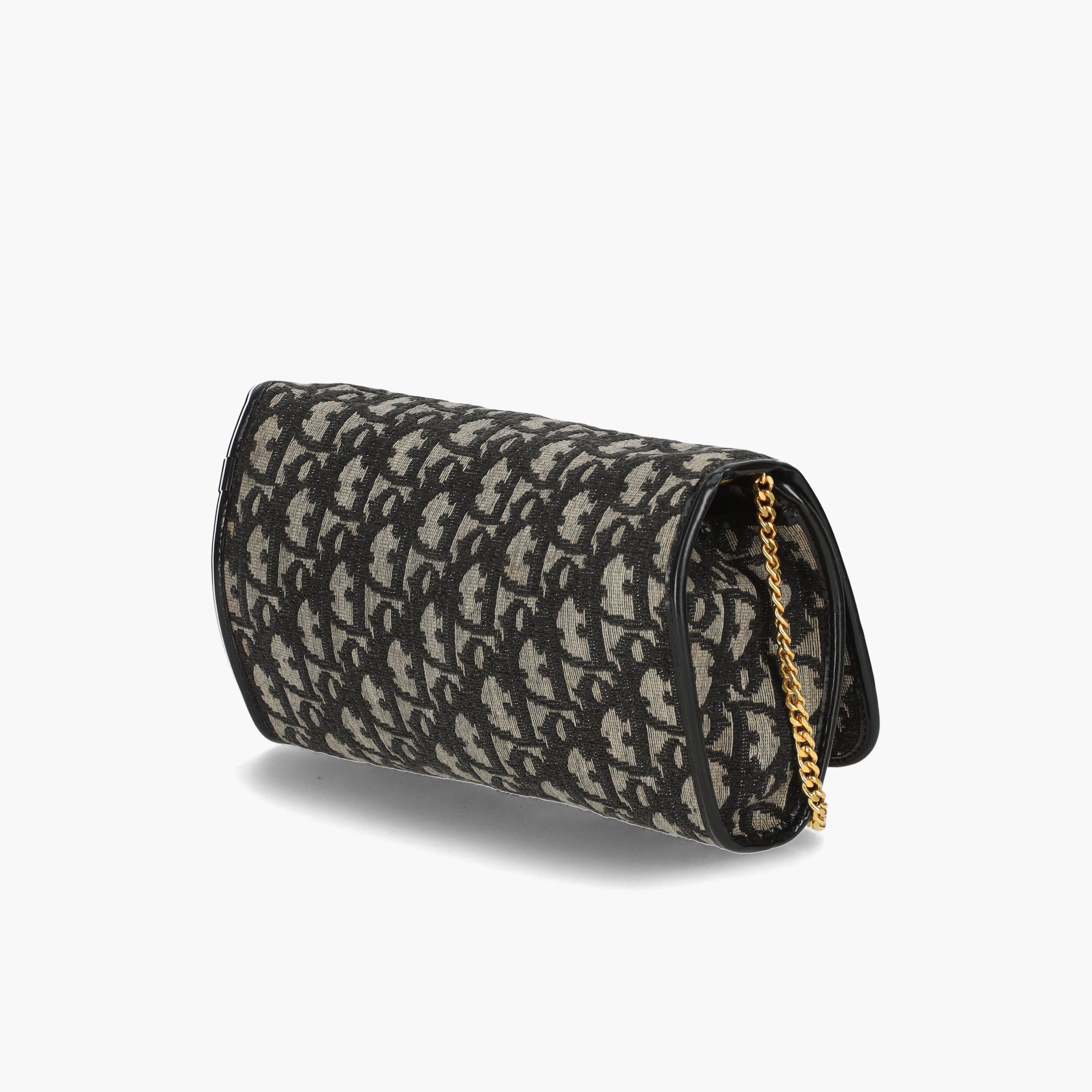 CHRISTIAN DIOR Vintage Oblique Chain Bag - A Retro Tale