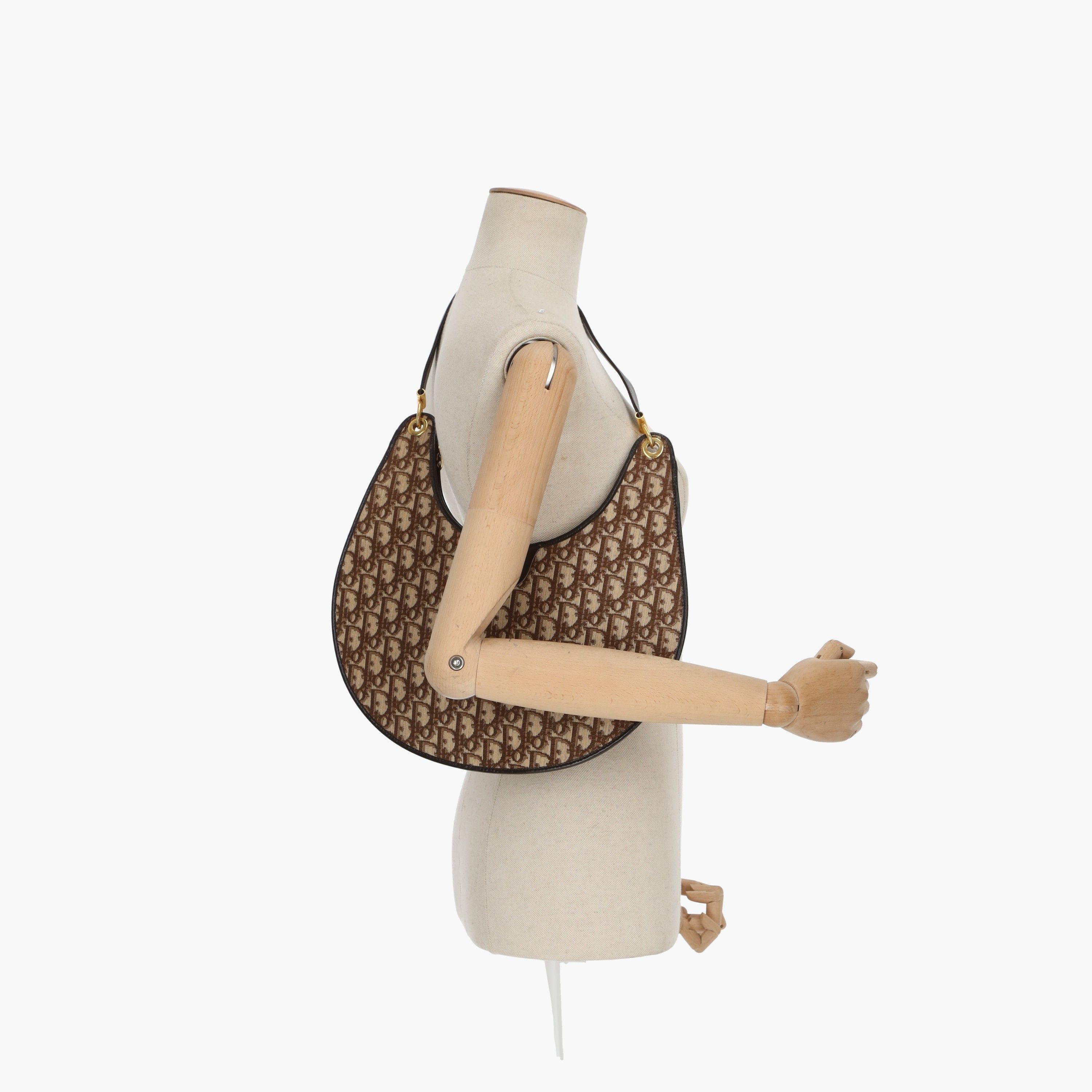 CHRISTIAN DIOR Vintage Oblique Half Moon Bag - A Retro Tale