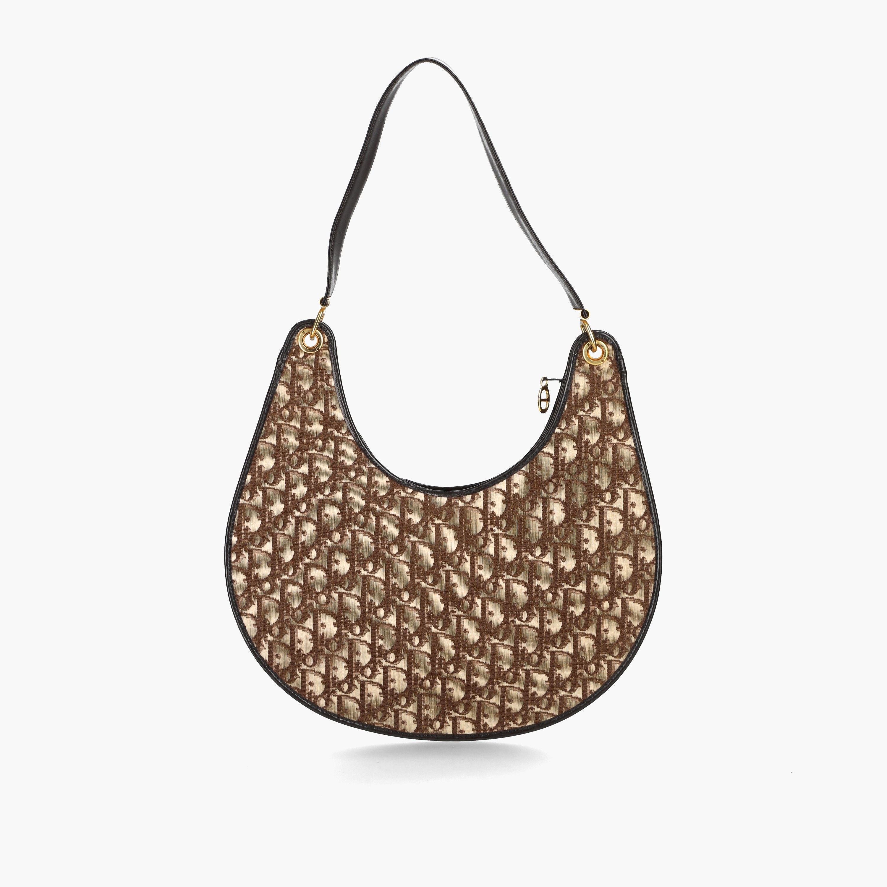CHRISTIAN DIOR Vintage Oblique Half Moon Bag - A Retro Tale