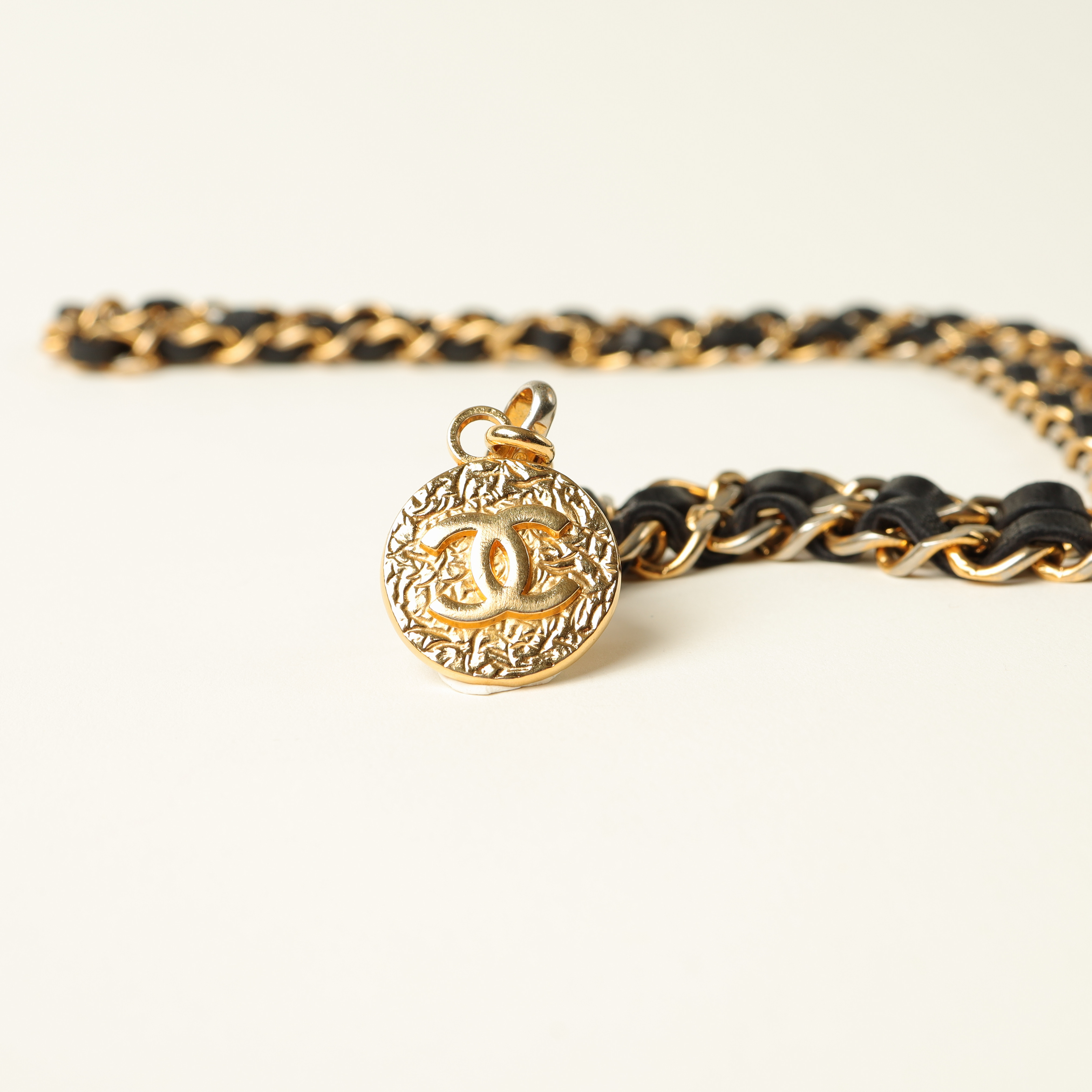 CHANEL Vintage Chainlink Waist Belt - A Retro Tale