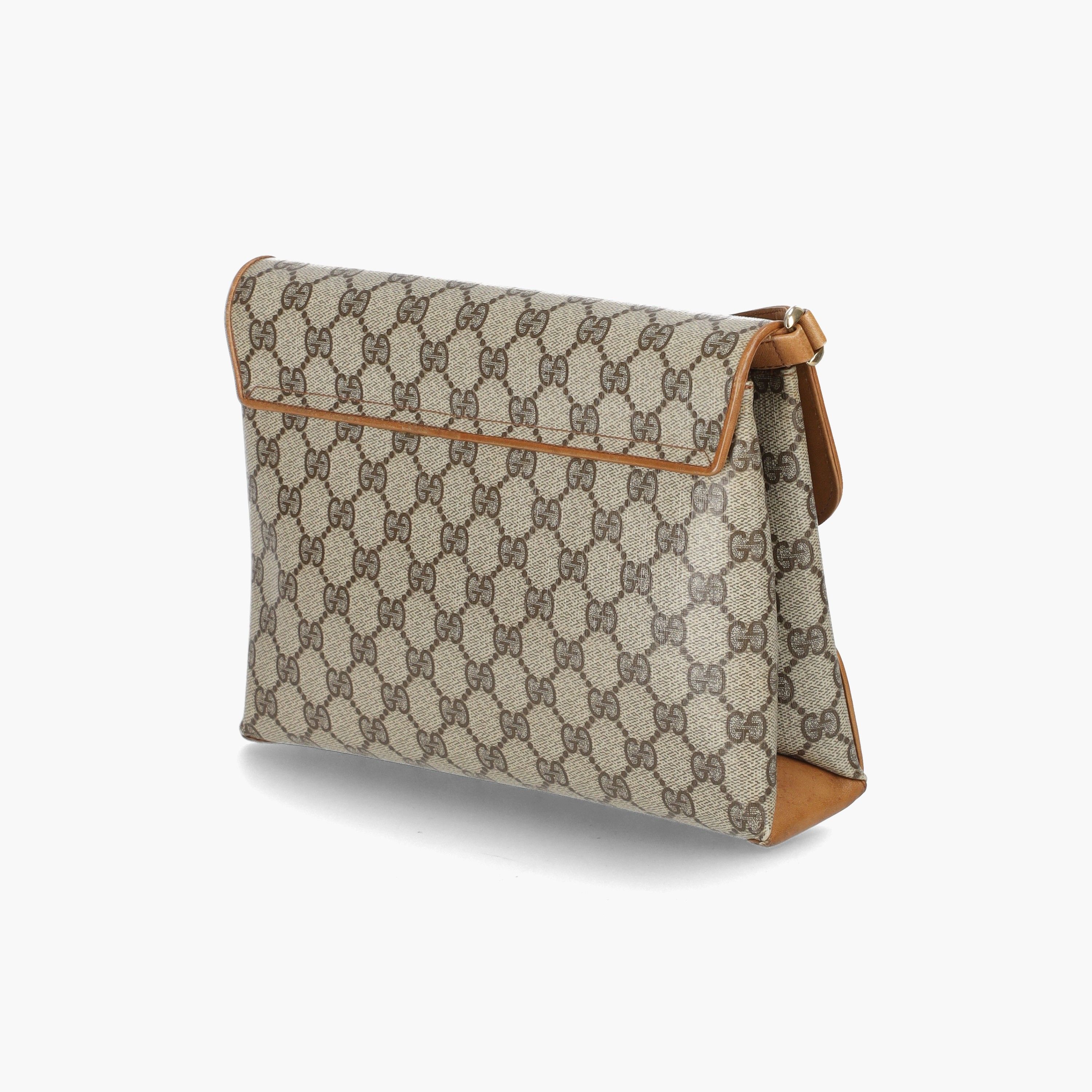 GUCCI Vintage GG Supreme Crossbody Bag - A Retro Tale