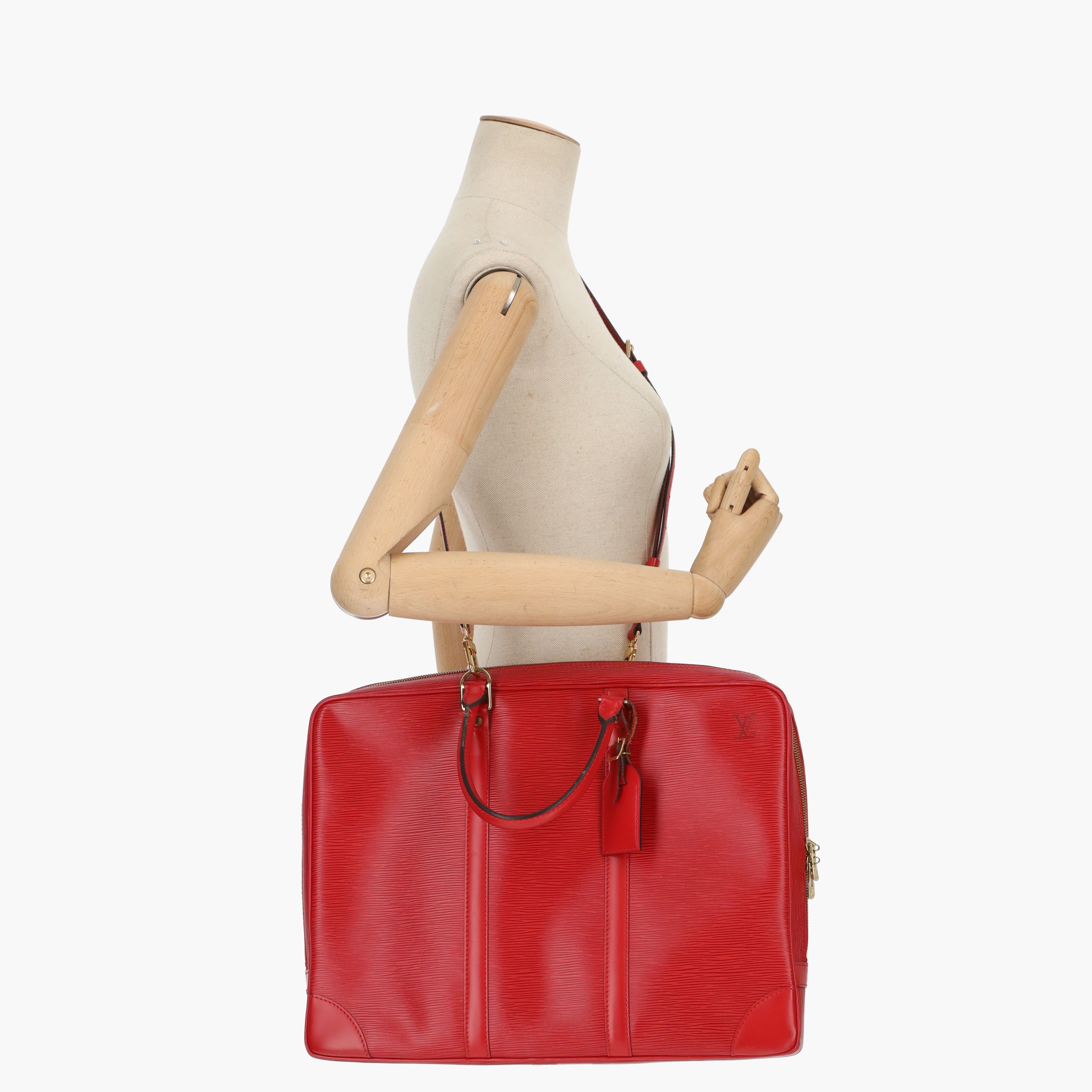 LOUIS VUITTON Vintage Epi Porte Document Voyage bag - A Retro Tale