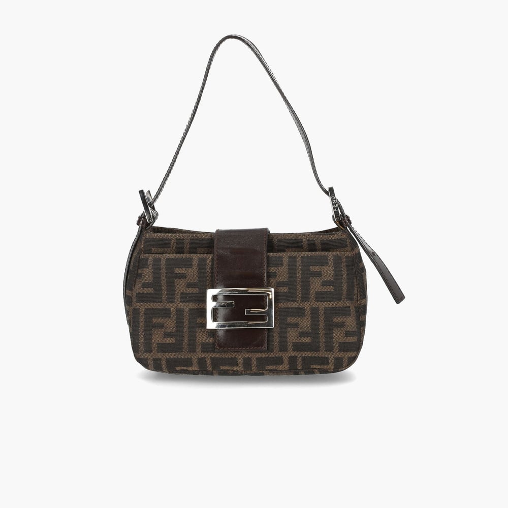 FENDI Vintage Zucca Mini Baguette Bag - A Retro Tale