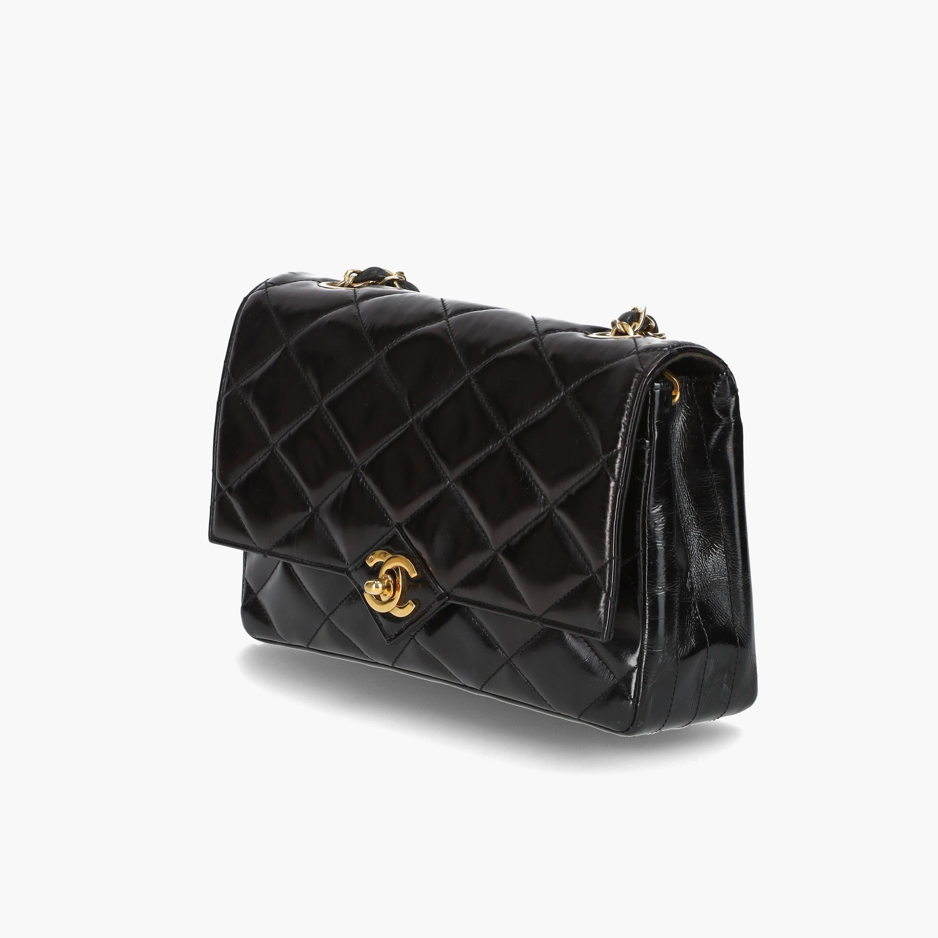 CHANEL Vintage Diamond Quilted Shoulder Bag - A Retro Tale