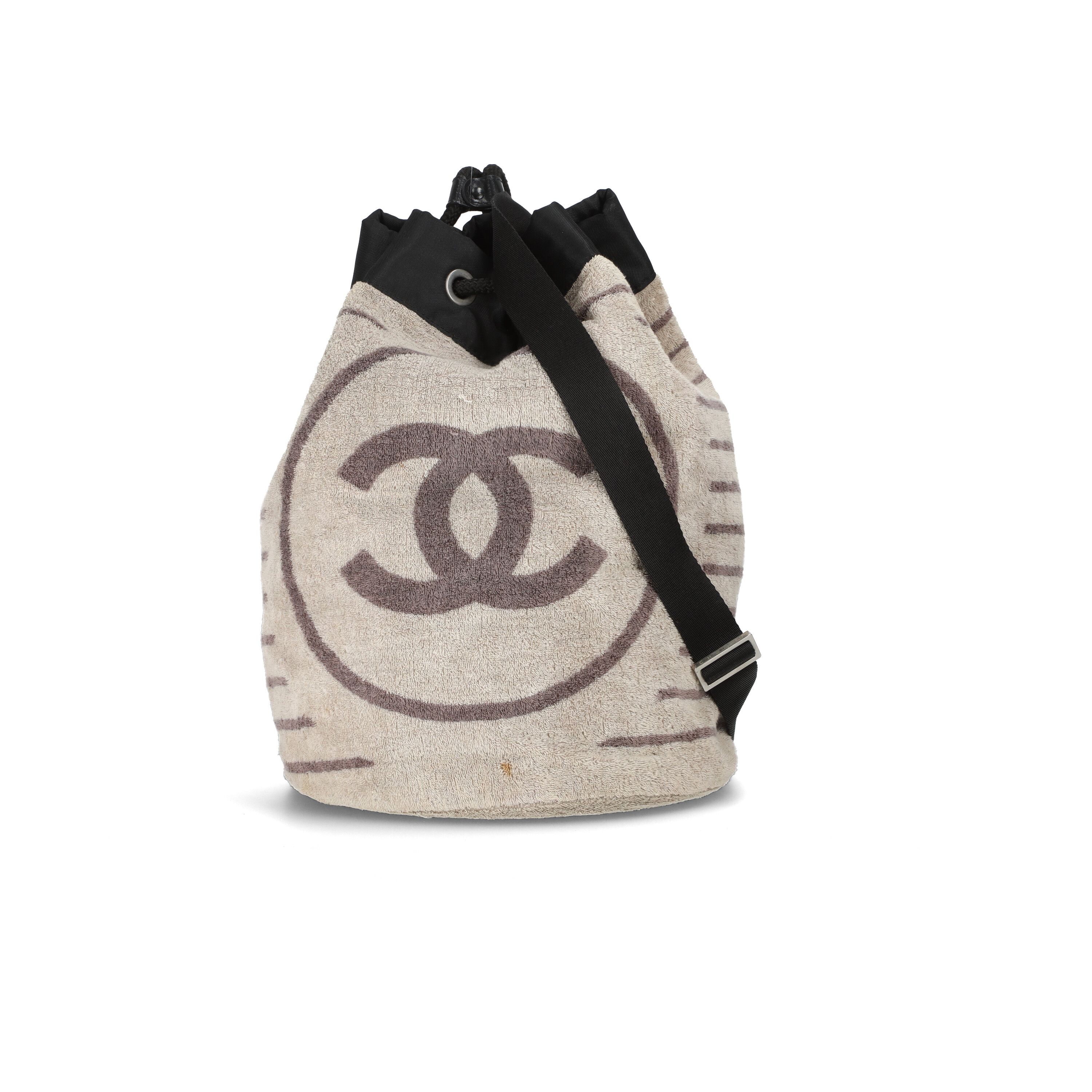 CHANEL Vintage CC Sportline Terry Bucket Bag - A Retro Tale