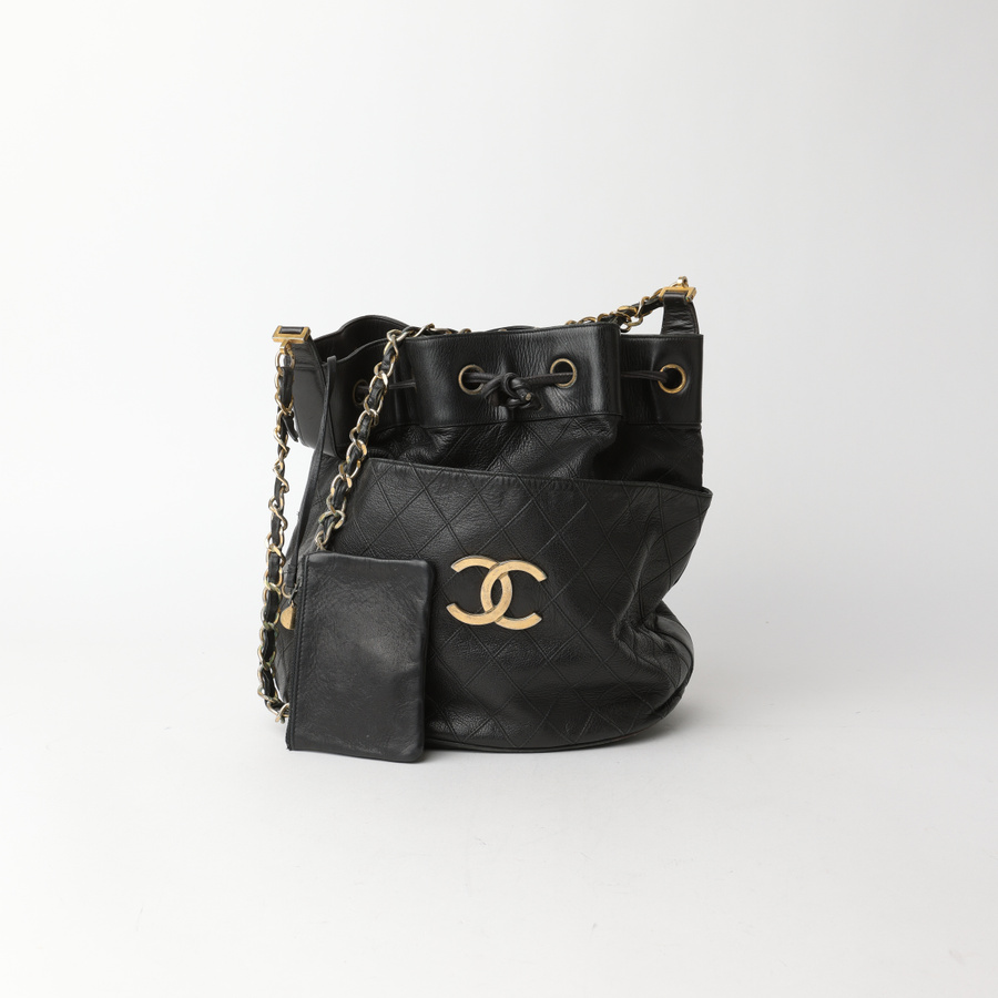 A Retro Tale - CHANEL Vintage CC Bucket Bag