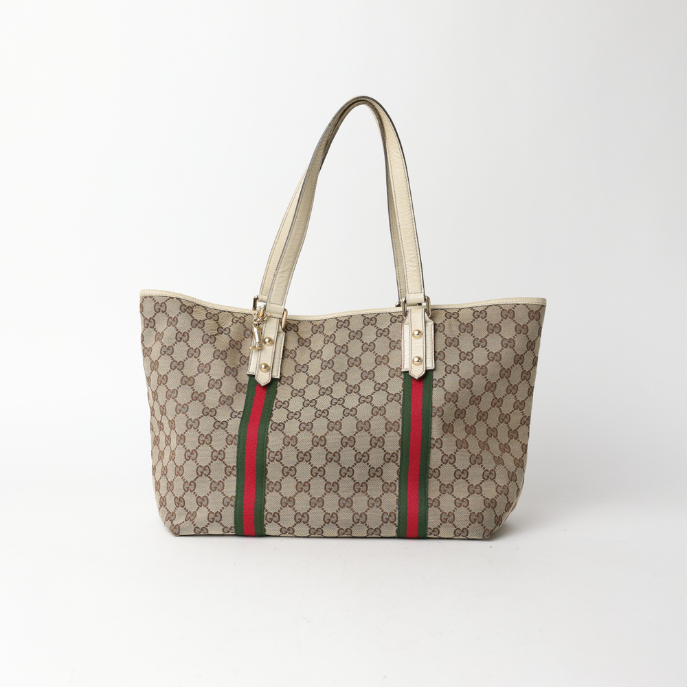 GUCCI Vintage GG Canvas Tote Bag - A Retro Tale