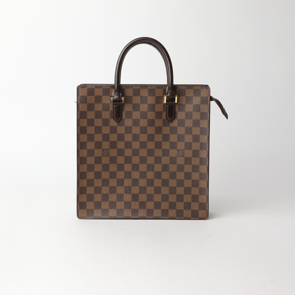 LOUIS VUITTON Vintage Damier Ebene Venice Sac Plat Bag - A Retro Tale