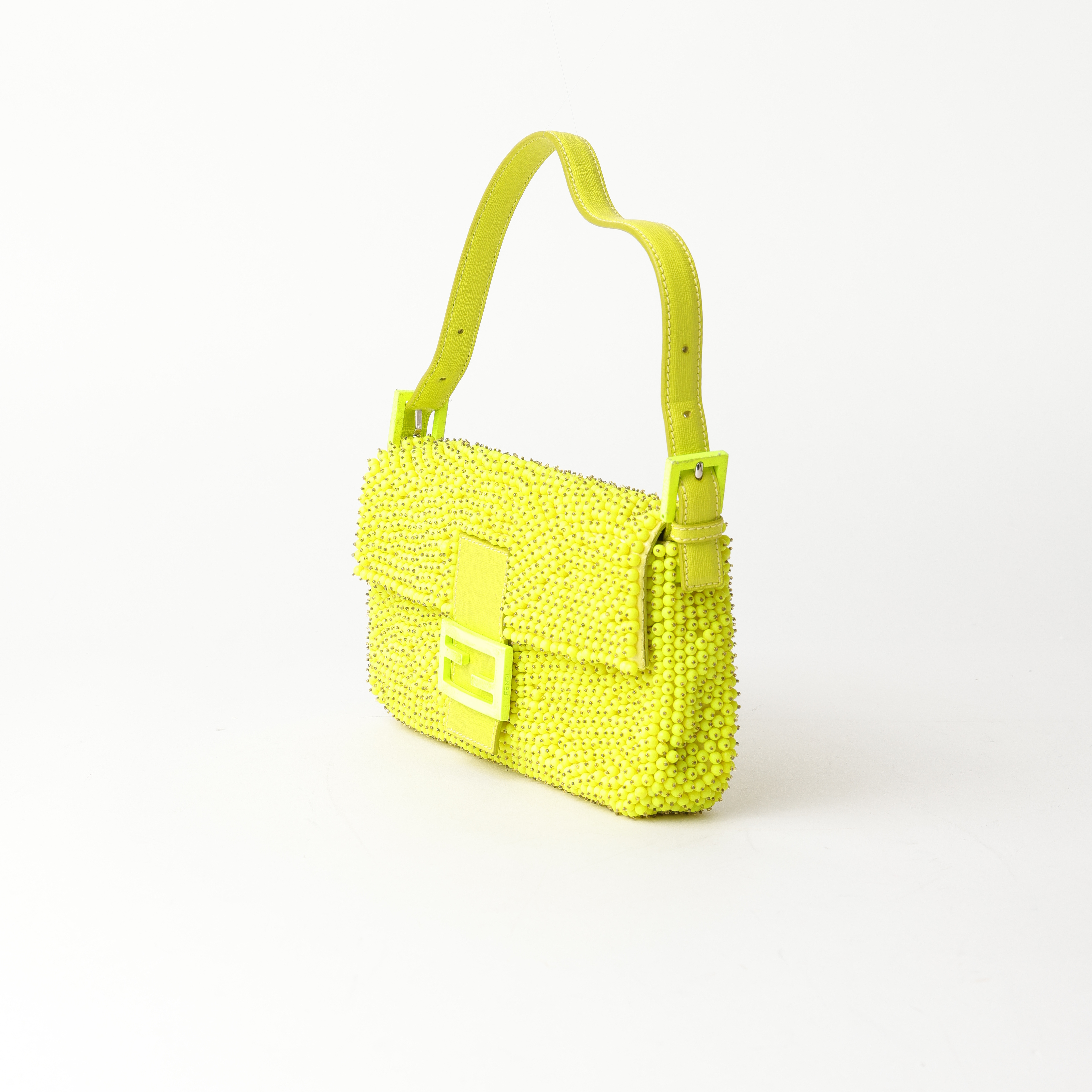 FENDI Vintage Baguette Bead Embellished Bag - A Retro Tale