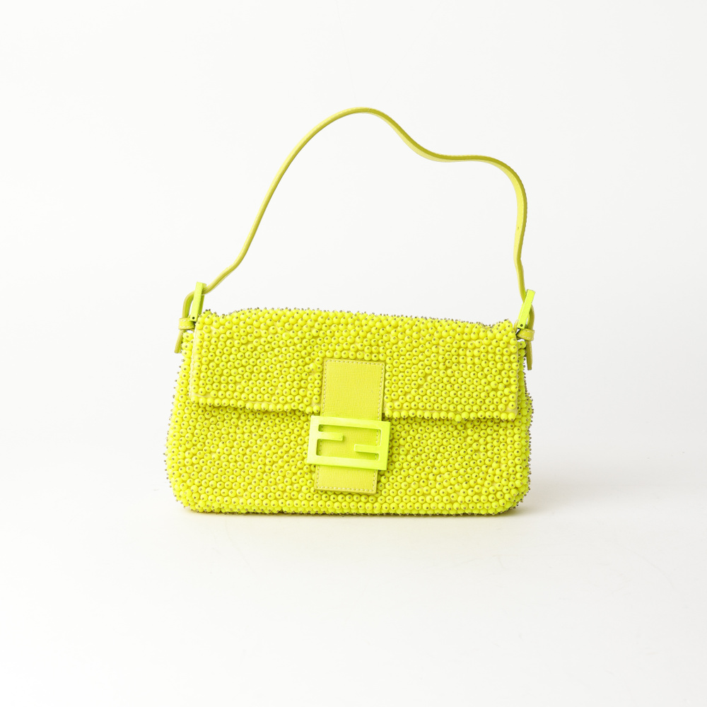 FENDI Vintage Baguette Bead Embellished Bag - A Retro Tale