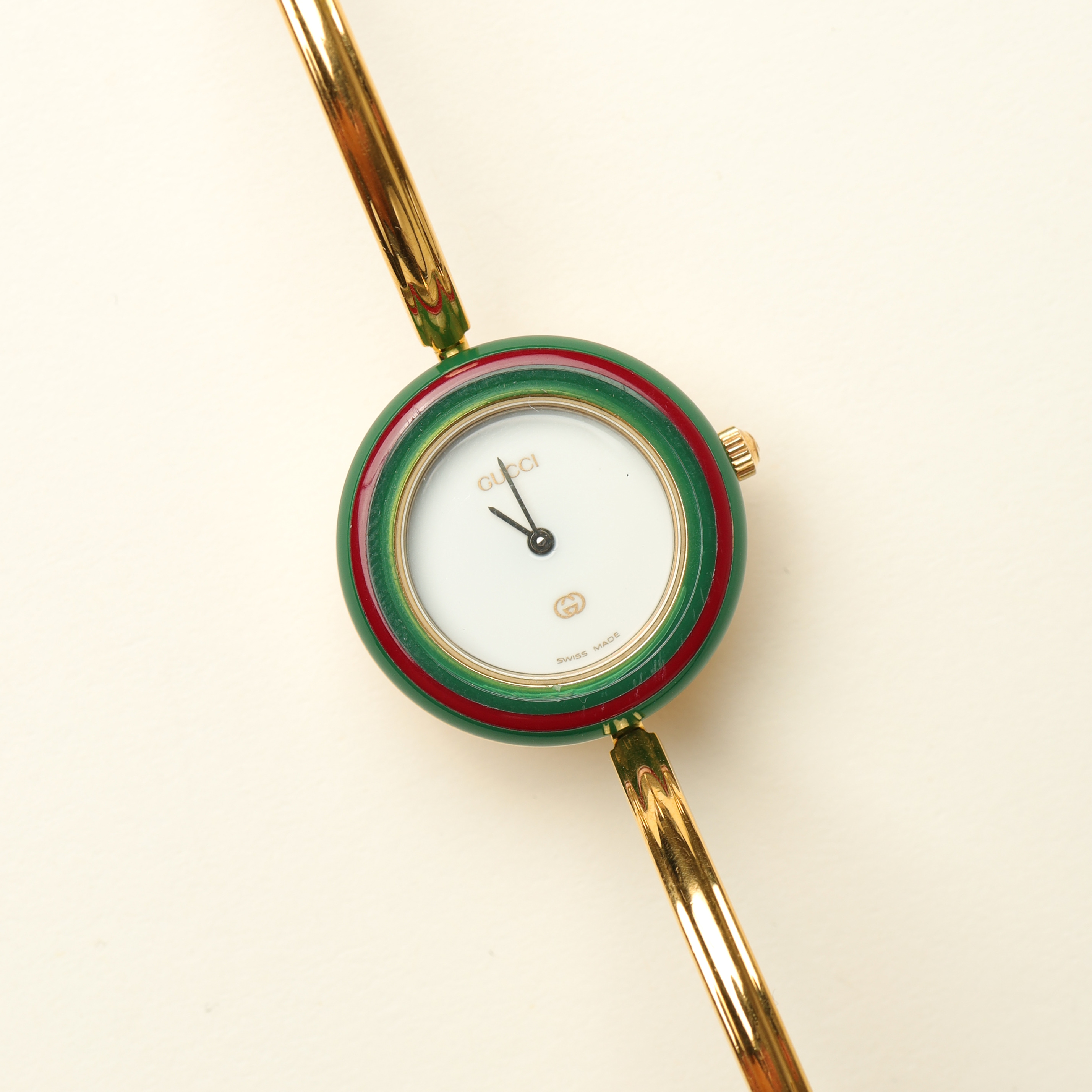 GUCCI Vintage Change Bezel Bangle Watch - A Retro Tale