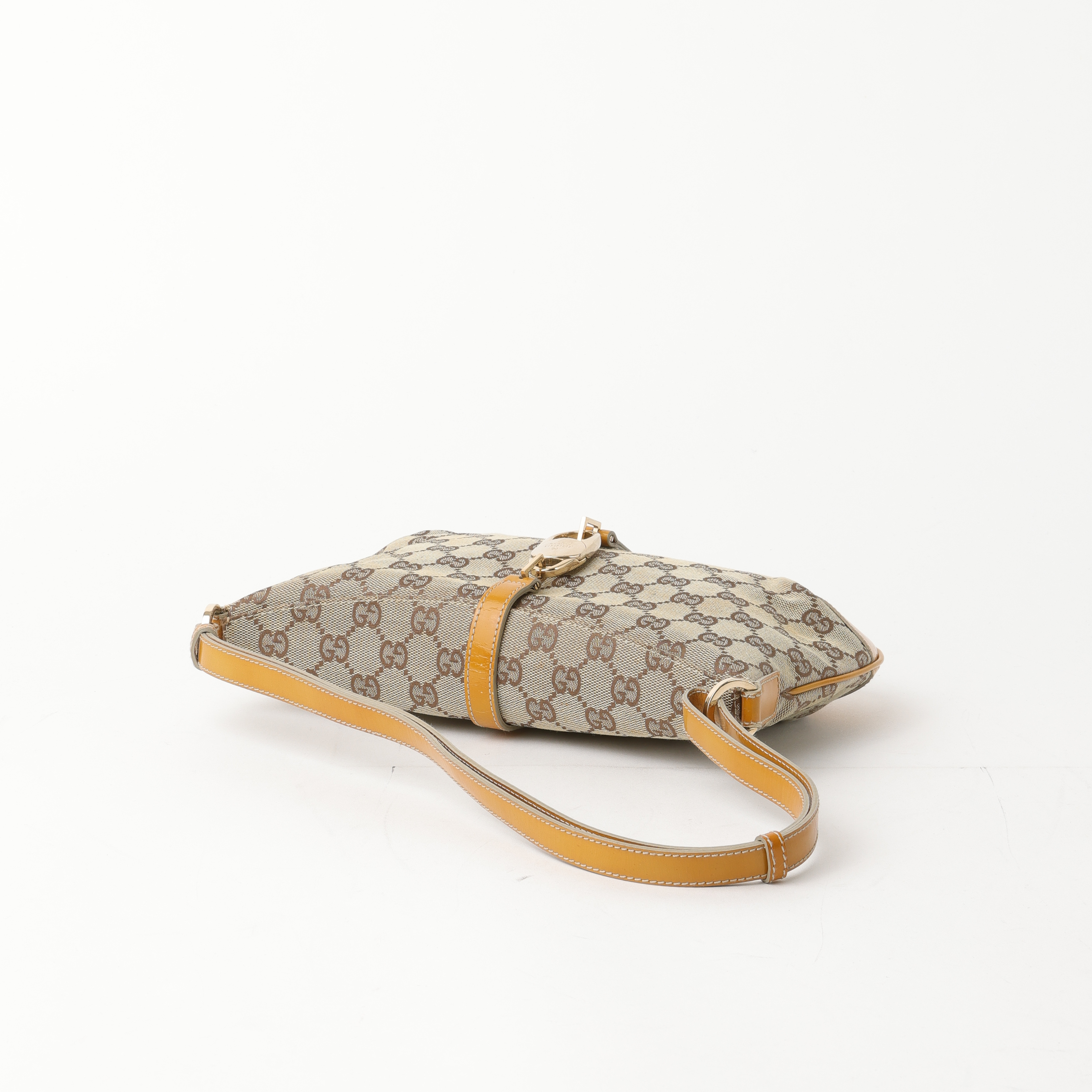 GUCCI Vintage GG Fold-over Shoulder Bag - A Retro Tale