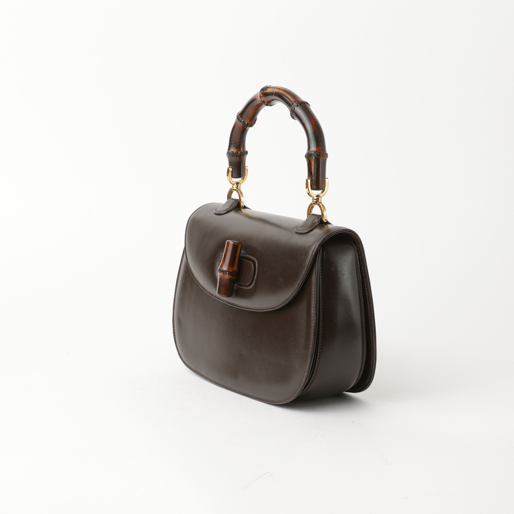 GUCCI Vintage Bamboo Large Top Handle Bag | A Retro Tale
