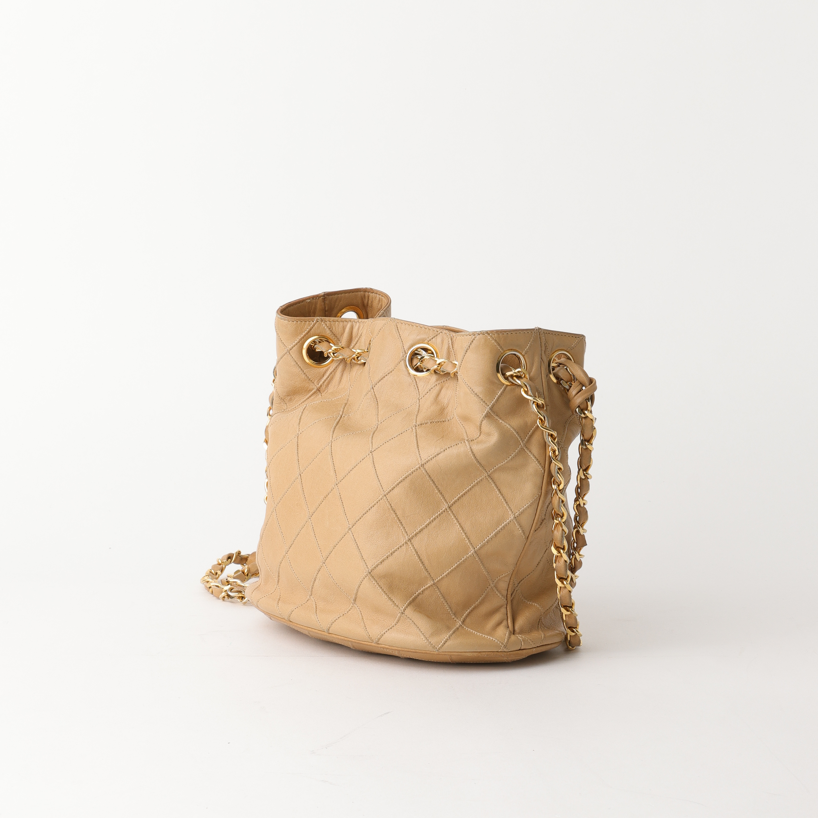 CHANEL Vintage CC Bucket Bag - A Retro Tale