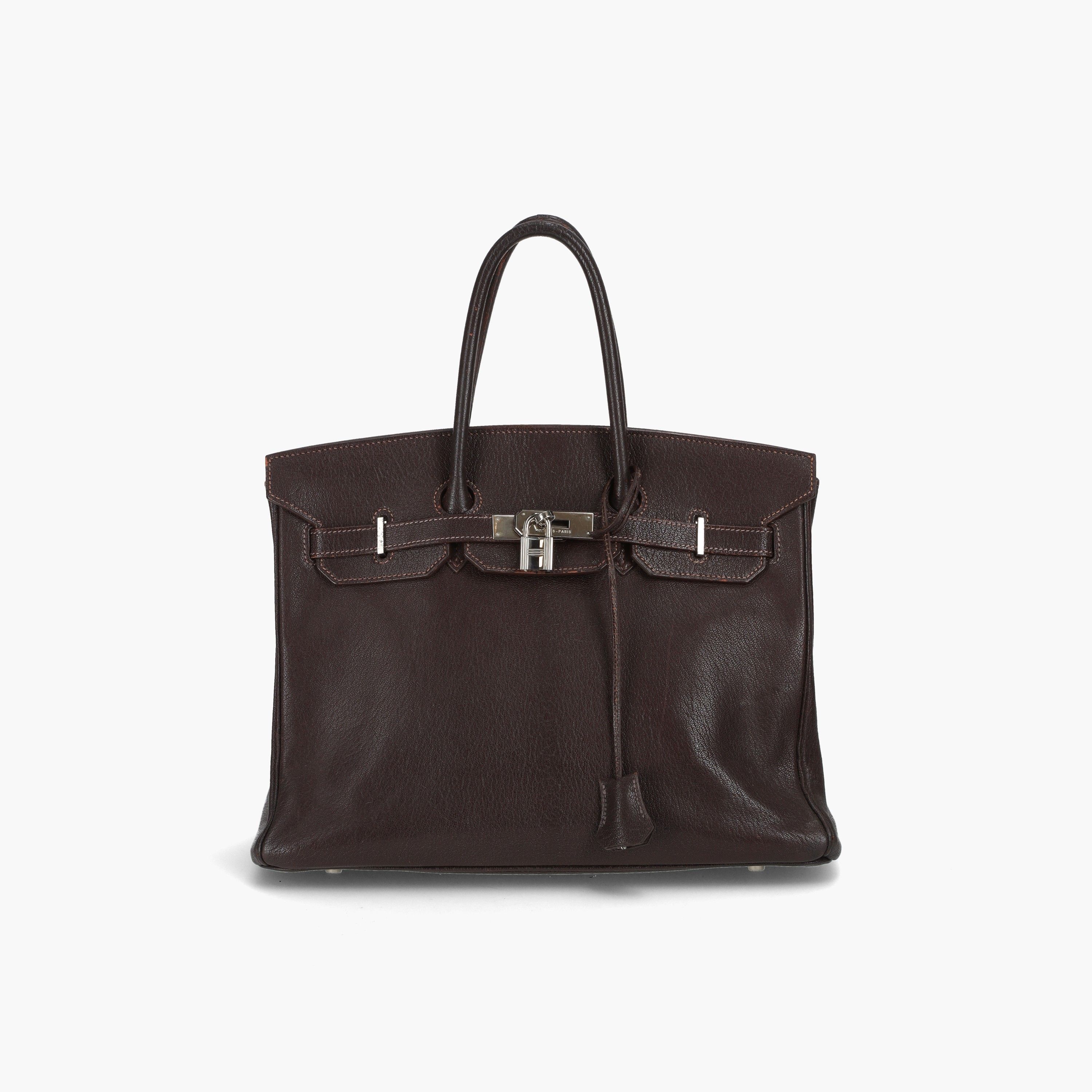 HERMÈS Chevre De Coromandel Birkin 35 Handbag – Omdömen - Hållbarhet ...